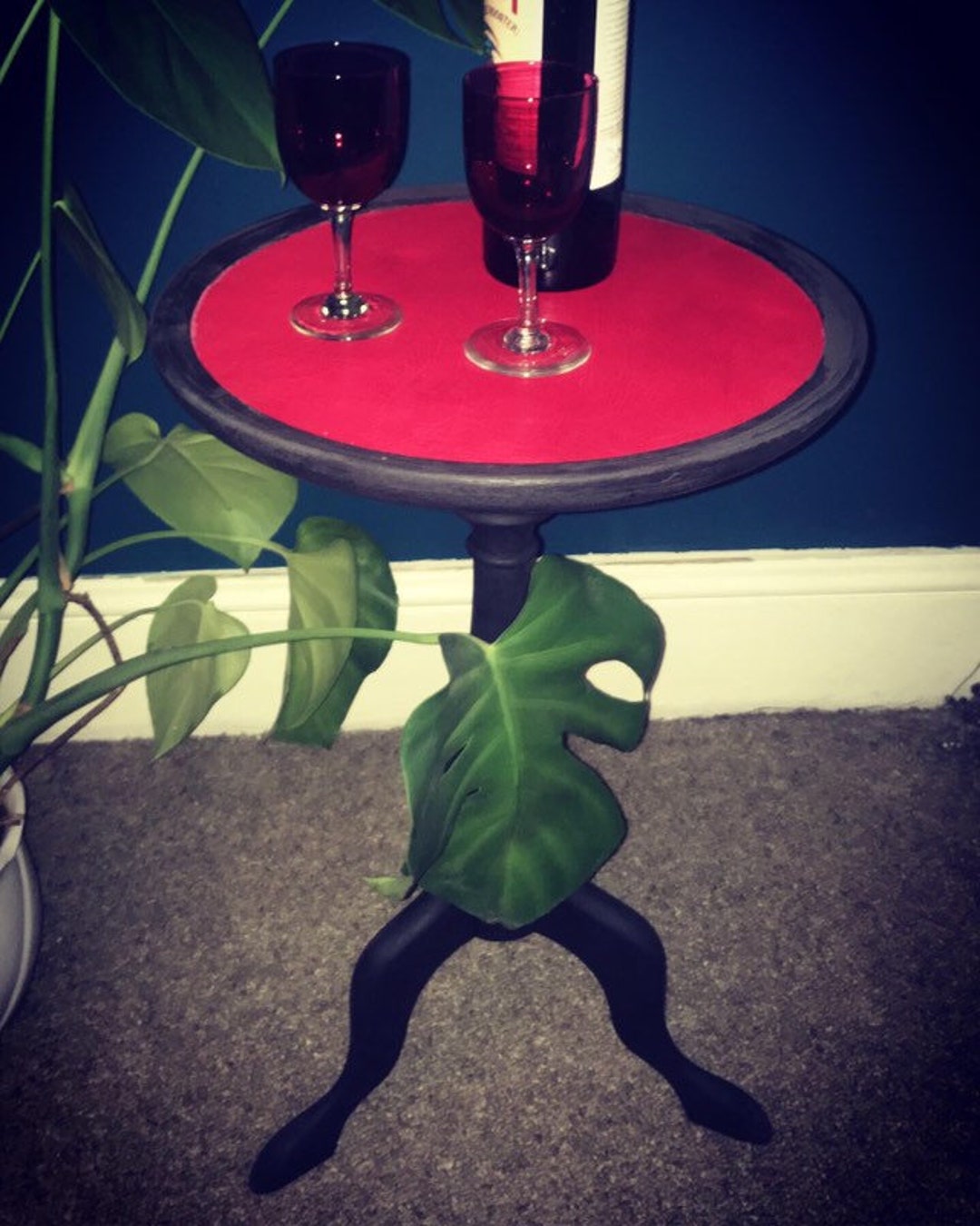 Round Wine Table - Etsy