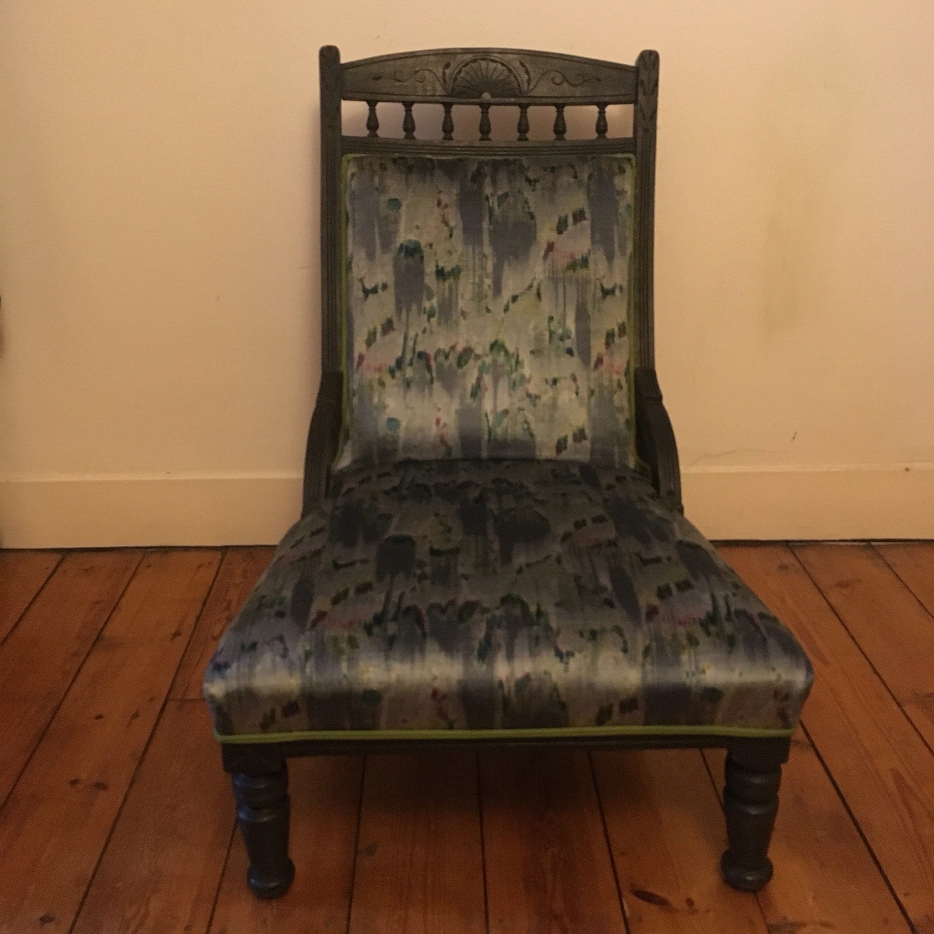 Edwardian Nursing Chair in Swaffer Velvet - Etsy UK