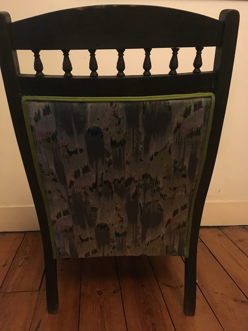 Edwardian Nursing Chair in Swaffer Velvet - Etsy UK