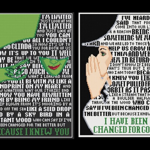Wicked Cross Stitch Pattern - Etsy