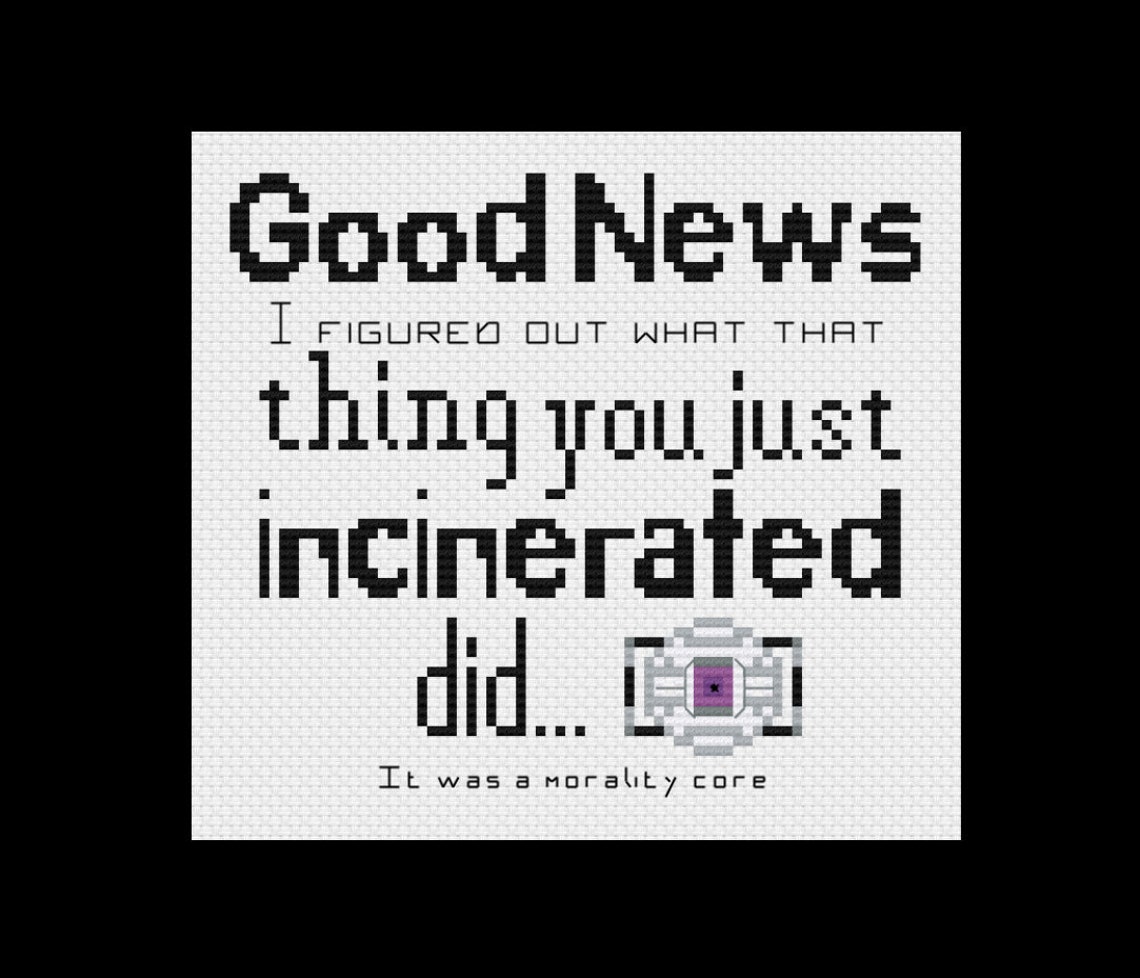 Morality Core - Portal - Cross Stitch Pattern - Etsy