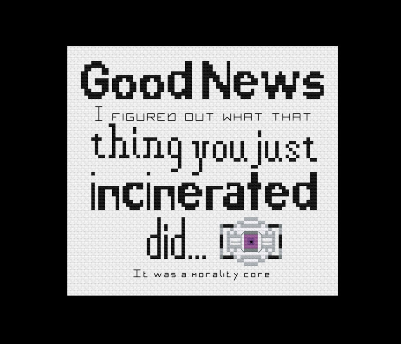 Morality Core - Portal - Cross Stitch Pattern - Etsy