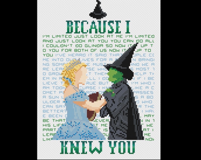 For Good Wicked PDF Cross Stitch Patterns - Etsy