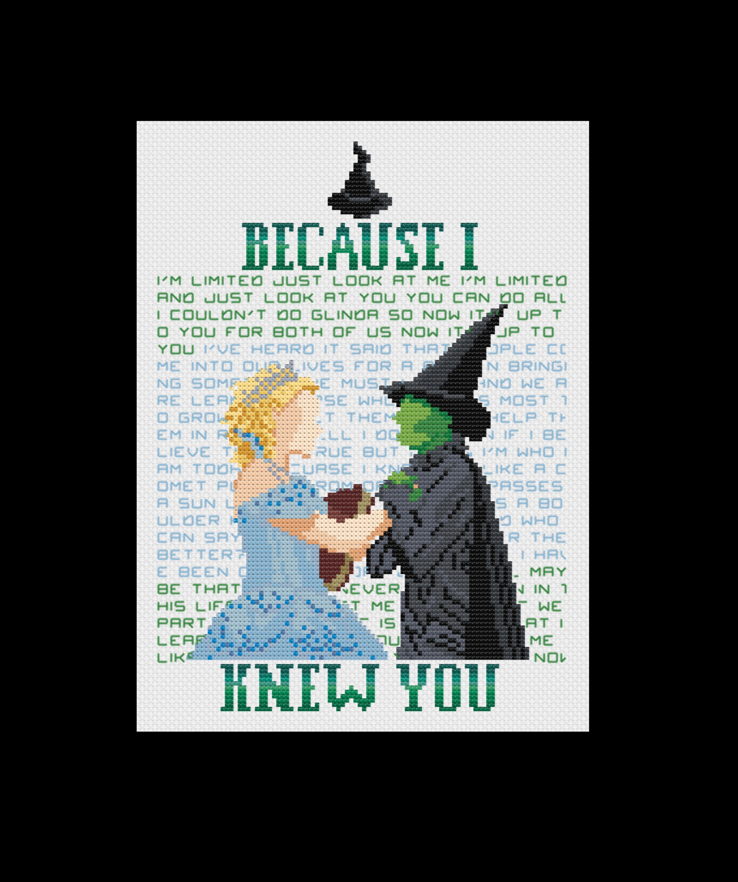 For Good Wicked PDF Cross Stitch Patterns | Etsy