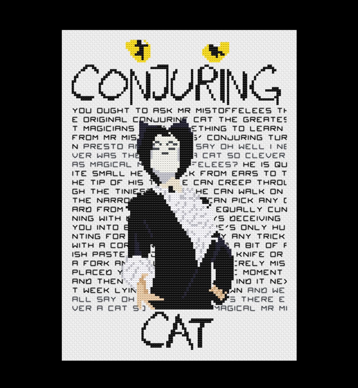 Conjuring Cat Cats PDF Cross Stitch Patterns - Etsy