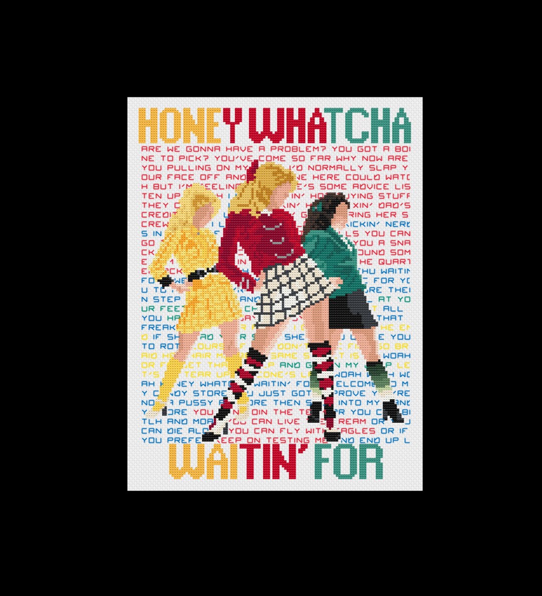 Candy Store Heathers Pdf Cross Stitch Pattern Etsy