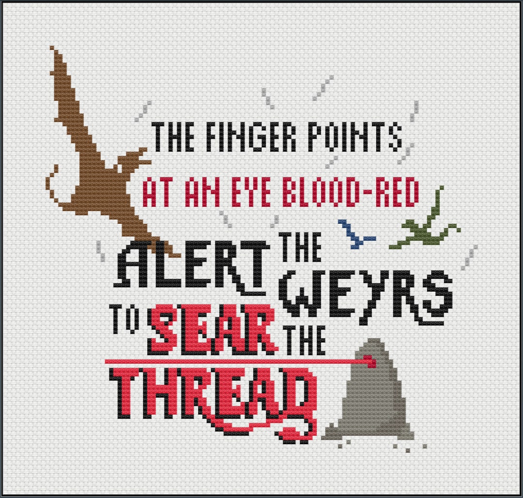 Sear the Thread - Pern - PDF Cross Stitch Pattern - Etsy