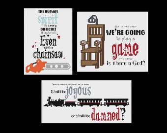 0001 Cemetery Lane Addam's Family PDF Cross Stitch | Etsy