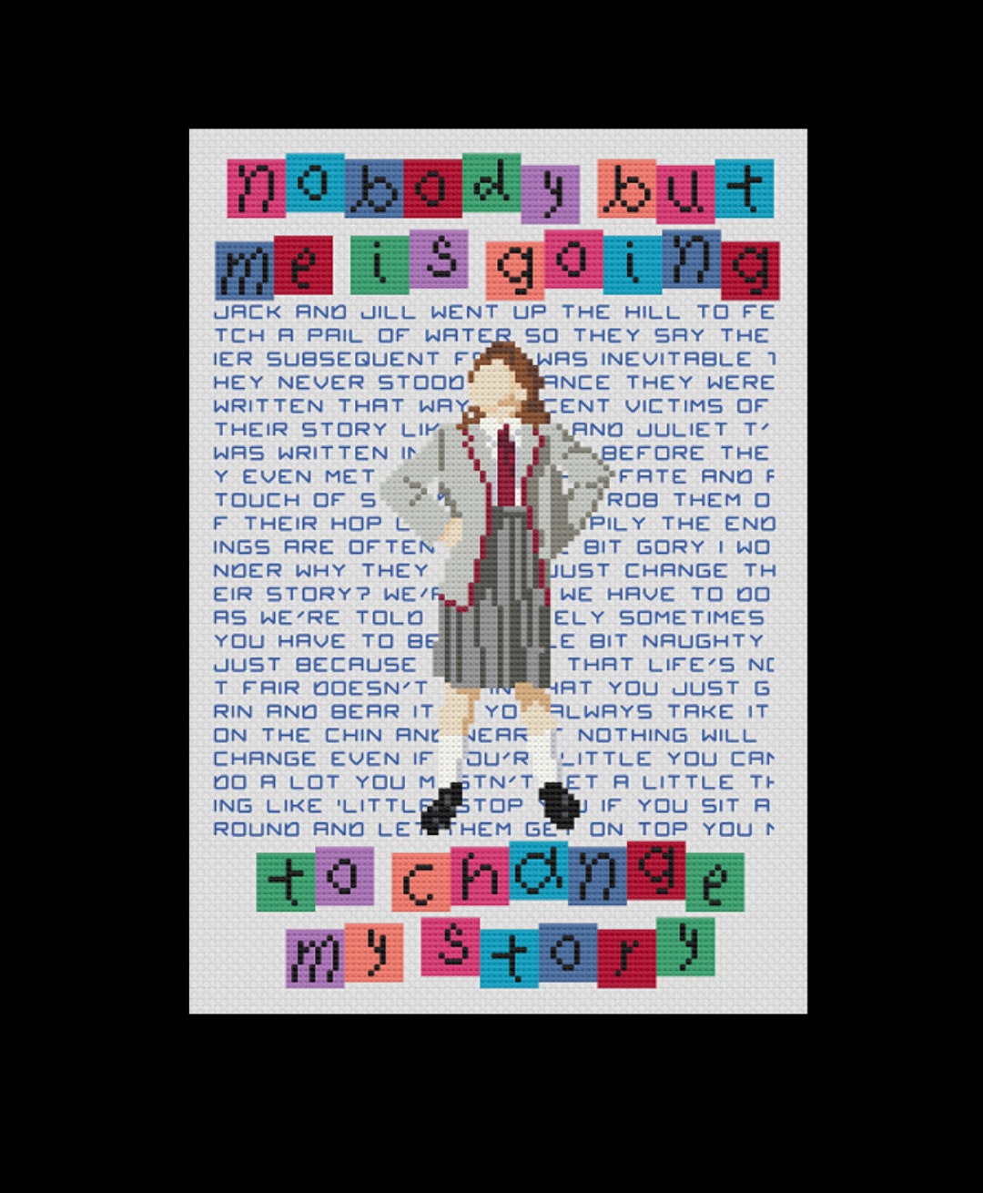 Naughty - Matilda the Musical - PDF Cross Stitch Patterns - Etsy