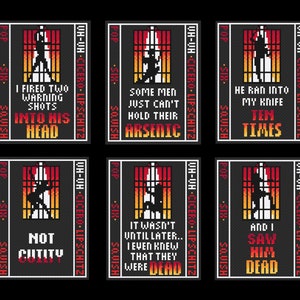 Cell Block Tango - Large Set - Chicago - PDF Cross Stitch Patterns - Etsy