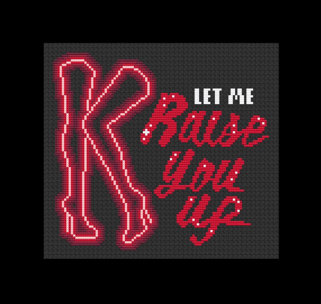 Raise You up - Kinky Boots - PDF Cross Stitch Pattern - Etsy