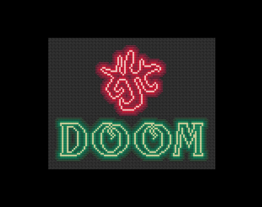 Doom - Arkham Horror - PDF Cross Stitch Pattern - Etsy