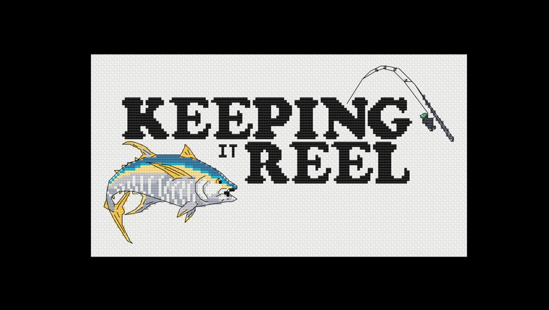 Keeping It Reel - Cross Stitch Pattern - Etsy