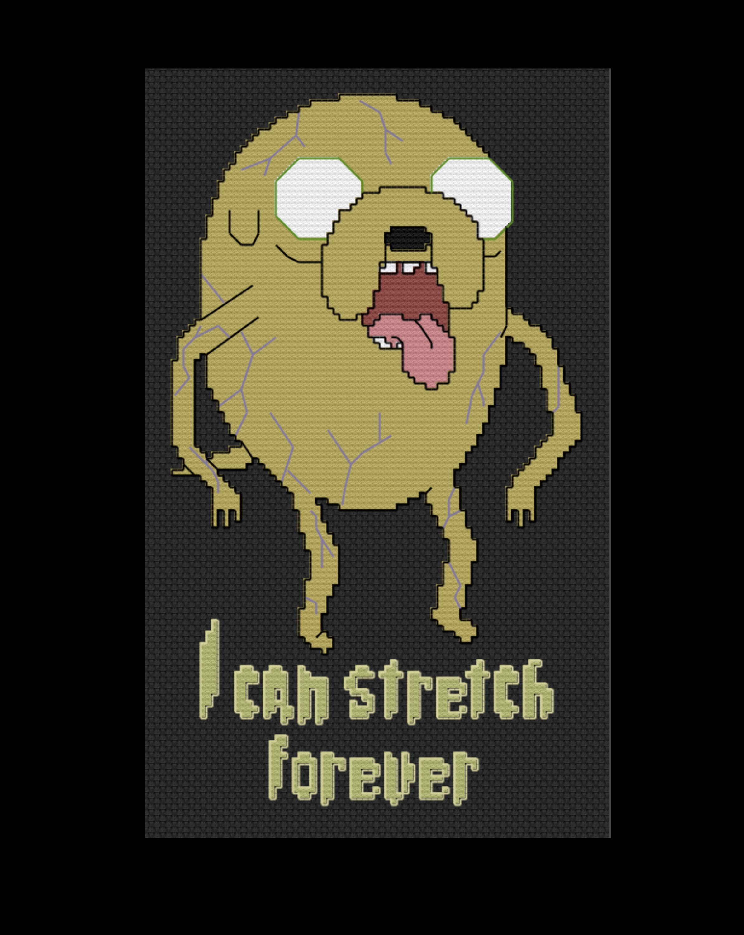 Minecraft Pixel Art Adventure Time Template