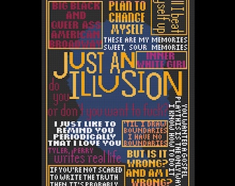 A STRANGE LOOP Mini Broadway Playbill Cross Stitch Pattern (PDF) - Etsy