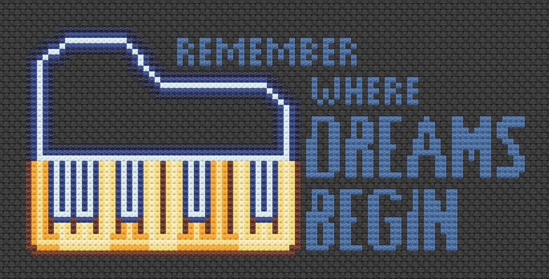 Here I Go Again - Mamma Mia - PDF Cross Stitch Pattern - Etsy