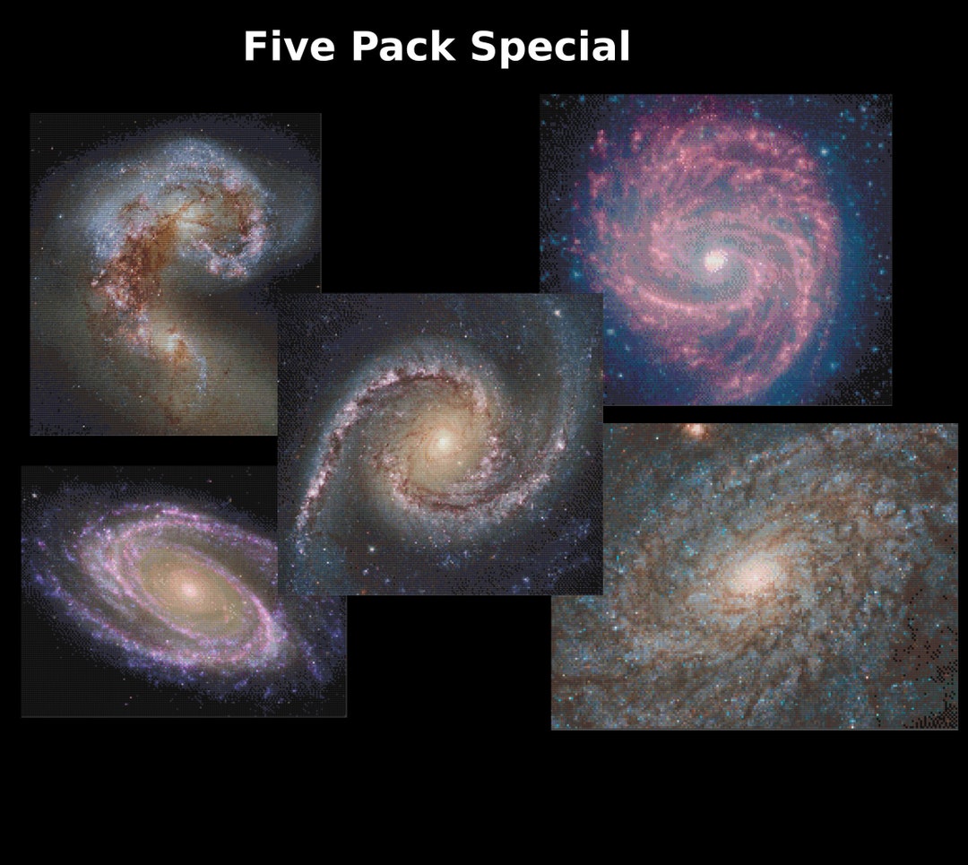 Galaxy Five Pack Special - PDF Cross Stitch Pattern - Etsy