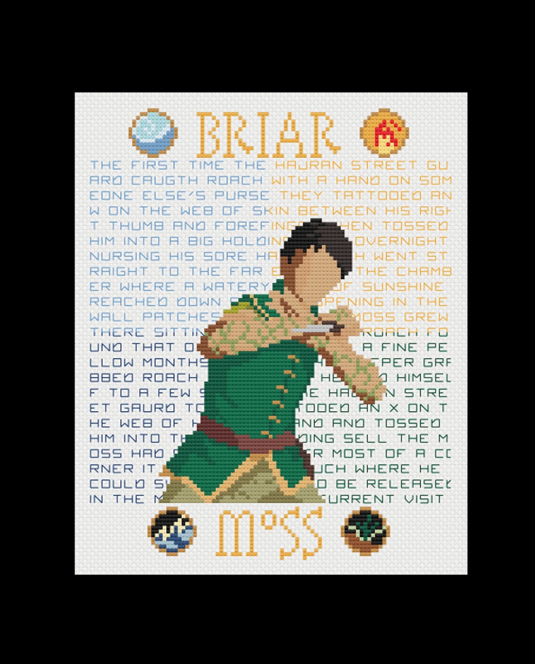 Briar Moss - Circle of Magic - PDF Cross Stitch Pattern - Etsy