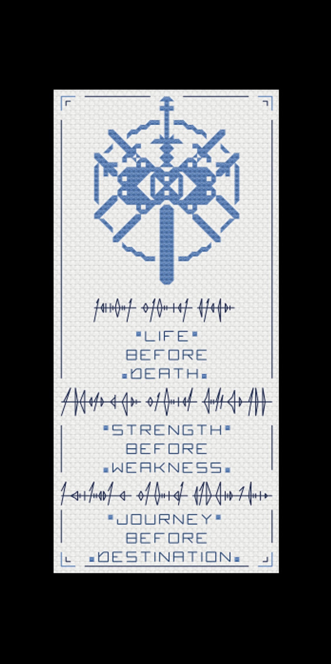 El Primer Ideal Archivo Stormlight Patrones Punto de Cruz PDF - Etsy España