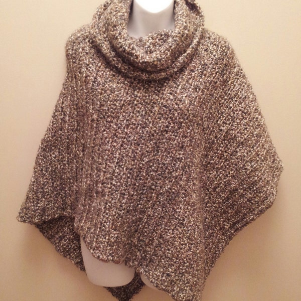 Cowl Poncho - Etsy