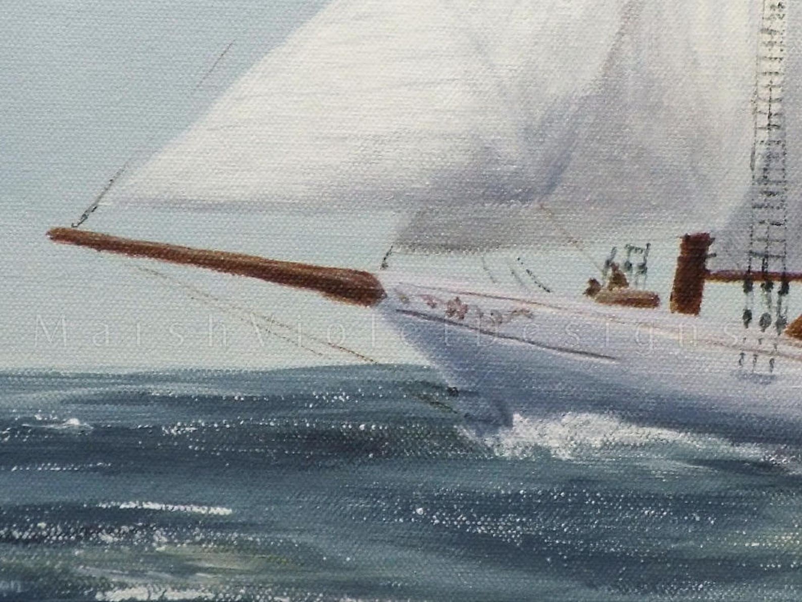 Sailboat Print, Sailboat Art, Sailing Art, Nautical Print, Nautical ...