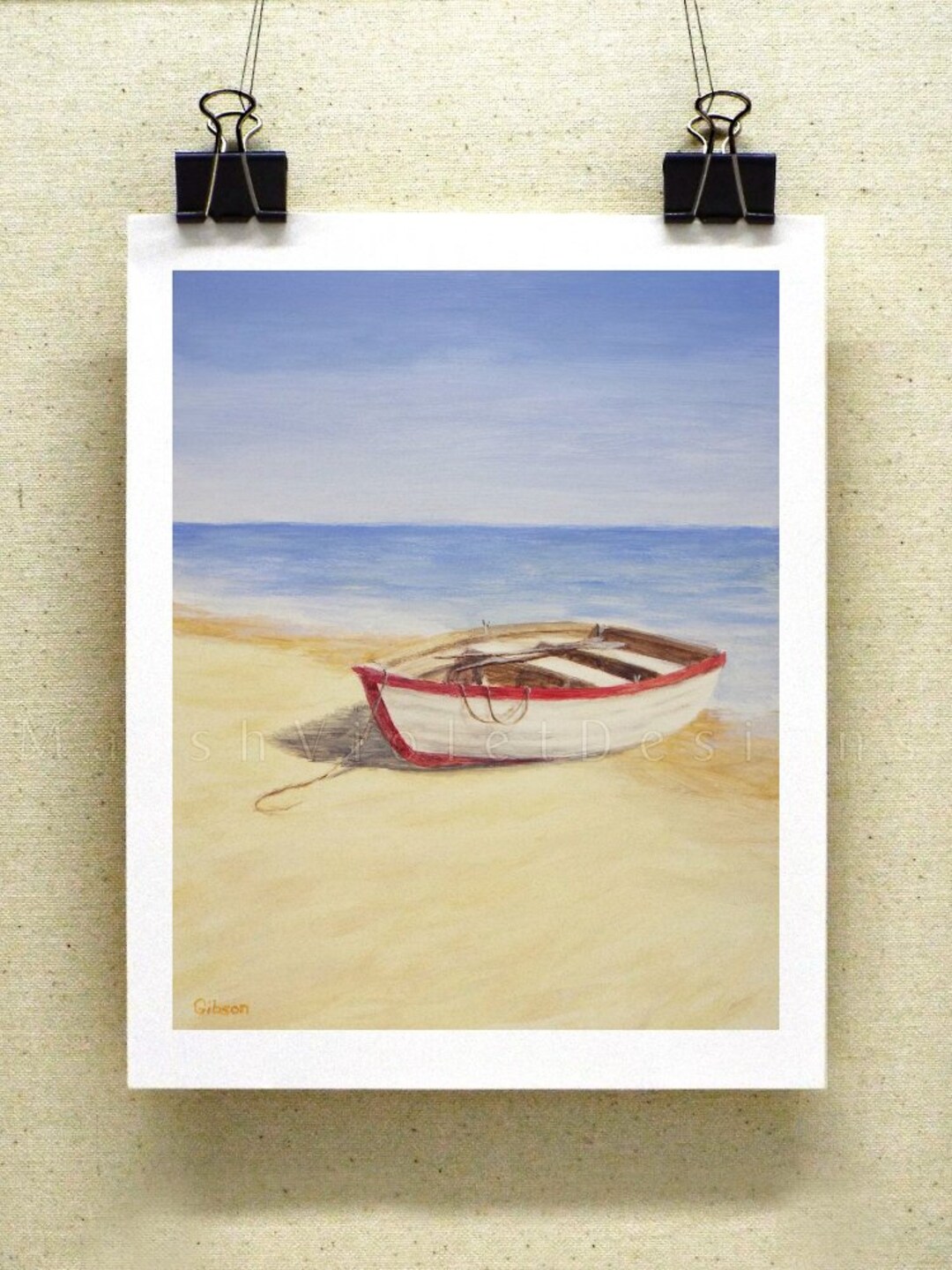 Beach Nautical Decor Print, Boat Ship Sailing, Ocean Sea Beach, Above ...