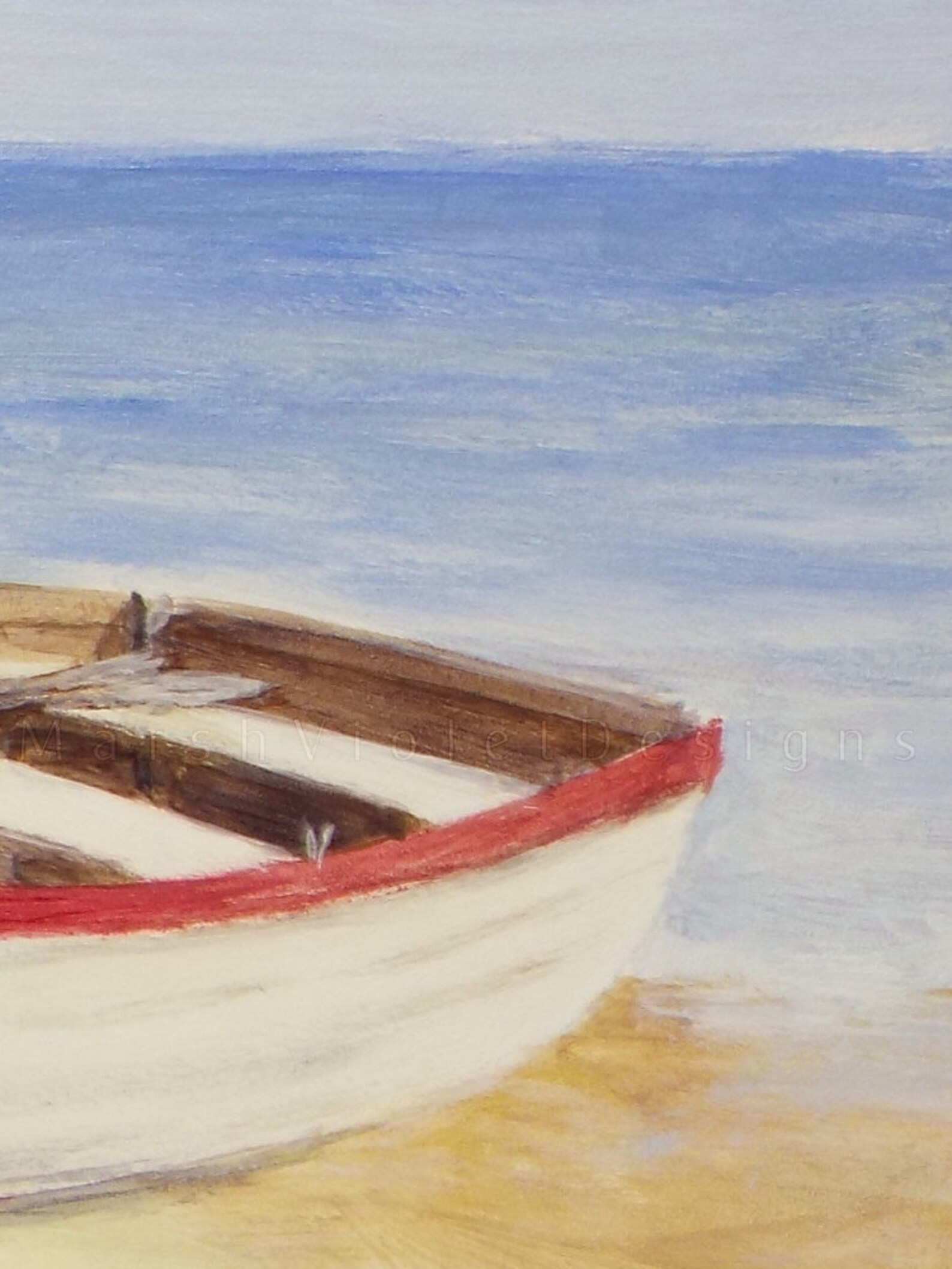 Beach Nautical Decor Print, Boat Ship Sailing, Ocean Sea Beach, Above ...