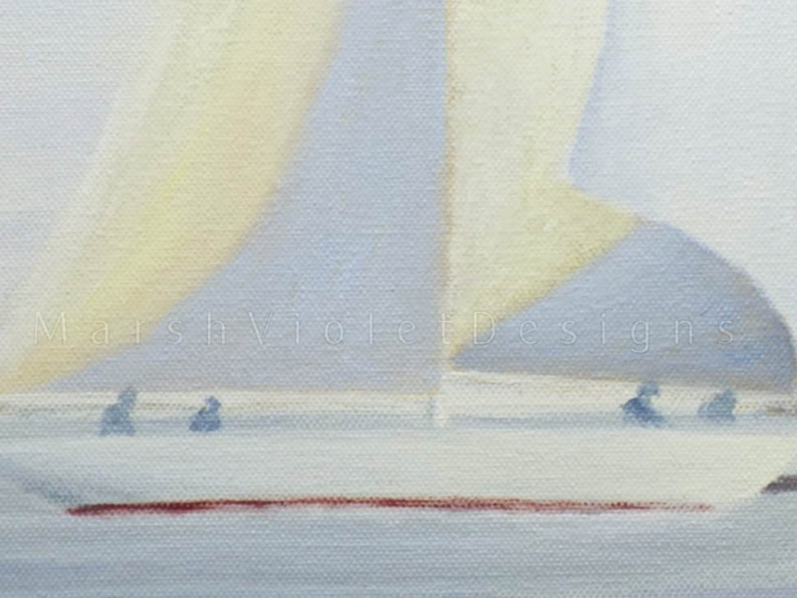 Sailboat Print Sailboat Art Sailing Art Nautical Print - Etsy