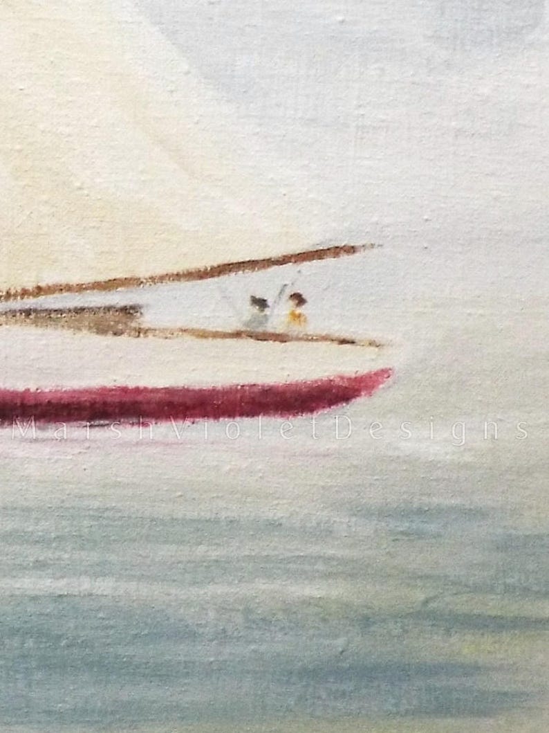 Sailboat Print Sailboat Art Sailing Art Nautical Print - Etsy