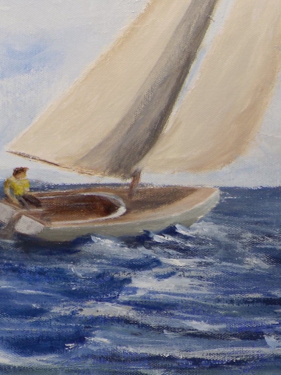 Sailboat Print Sailboat Art Sailing Art Nautical Print - Etsy