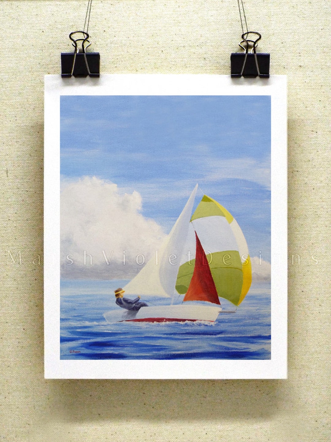 Sailboat Print Sailboat Art Sailing Art Nautical Print - Etsy