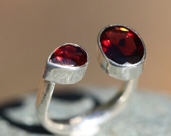 Garnet Ring High Quality - Etsy