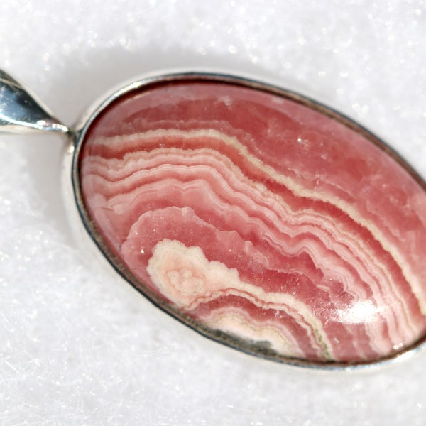 Pink Stone Pendant - Etsy