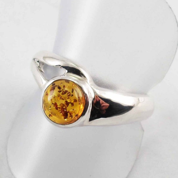 Amber Engagement Ring - Etsy