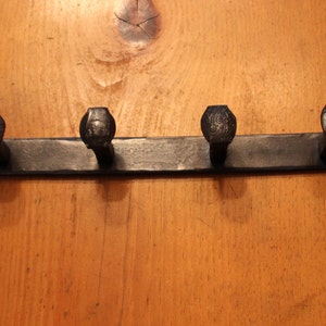 Fishtail Railroad Spike Coat Rack - 4 Hooks - Etsy
