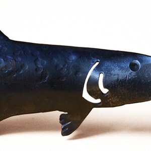 Hammered Iron Fish Art - Etsy