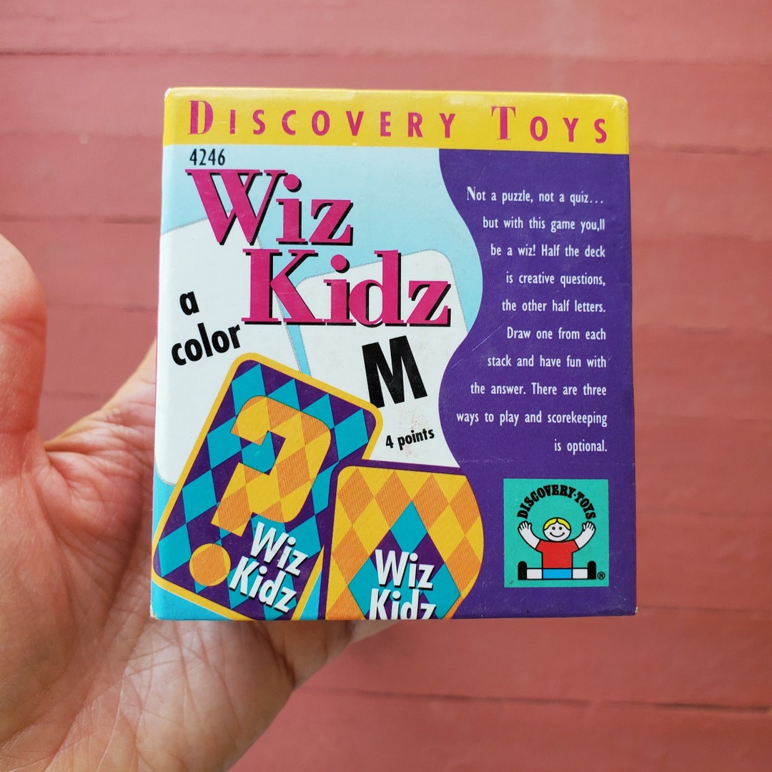 Vintage Discovery Toys Wiz Kidz Card Game: Creative Thinking, 1999 - Etsy