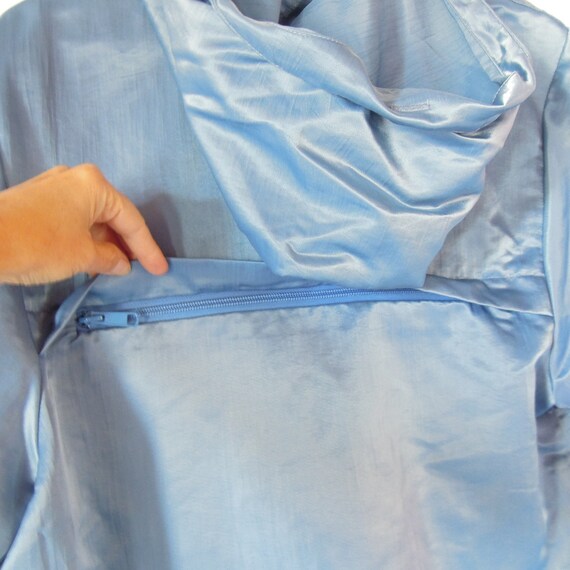 Laparka Linda Lundstrom Parka Shiny Steal Blue Nylon … - Gem