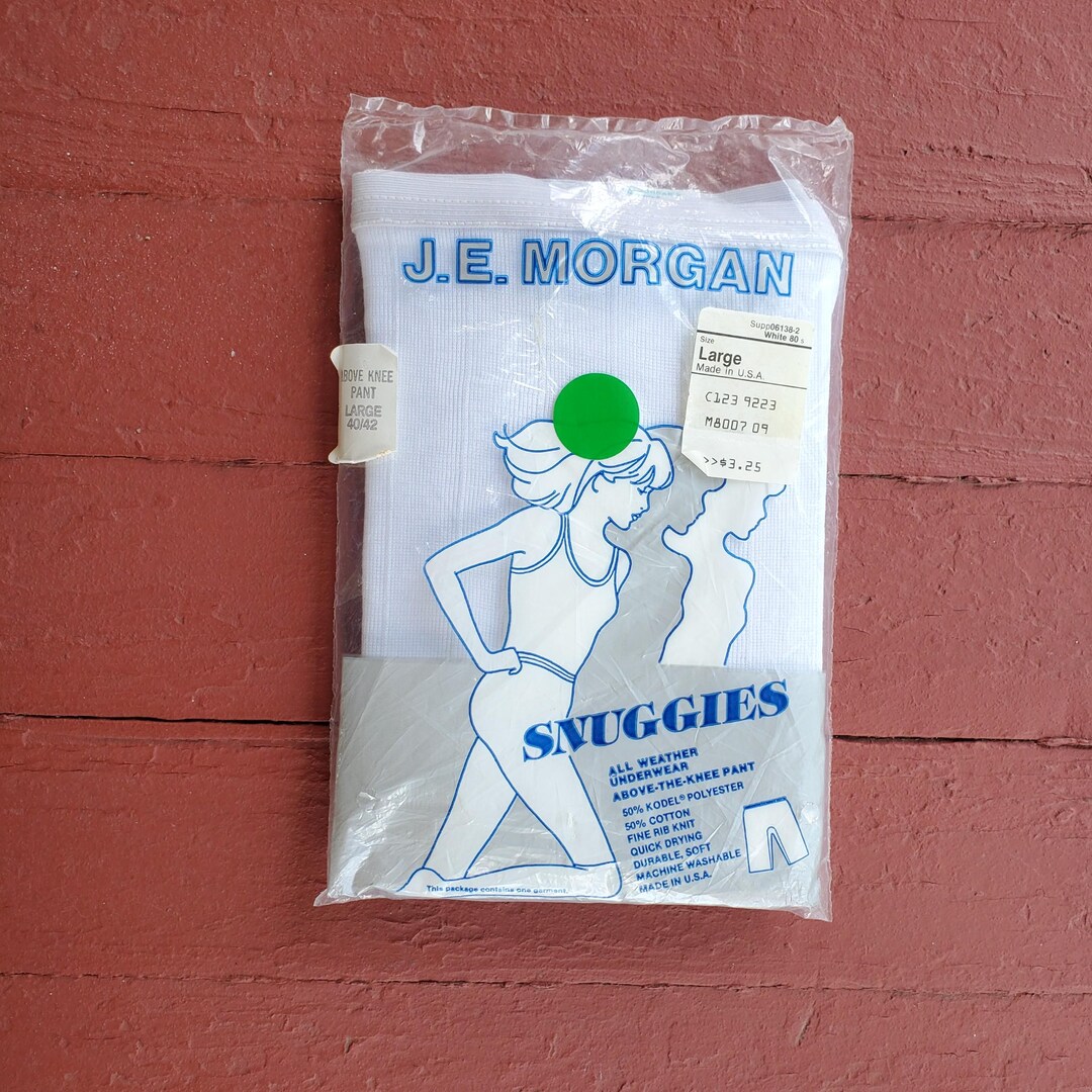 J.E. Morgan Snuggies All Weather Underwear Above the Knee Pant Cotton Poly Blend New in Package ...
