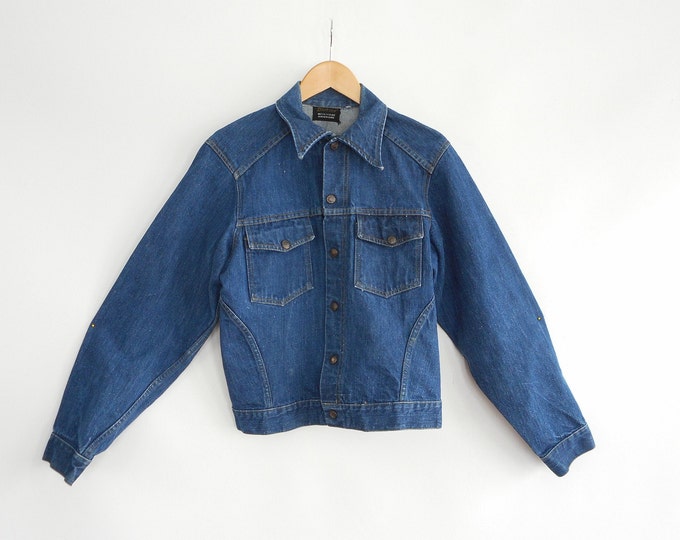 Vintage 50s Key Imperial Brown Farmer Workwear Jacket Lined; 70s Brown ...