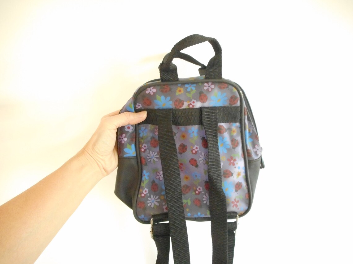 Translucent Mini Backpack 90's vintage clear Vinyl with a | Etsy