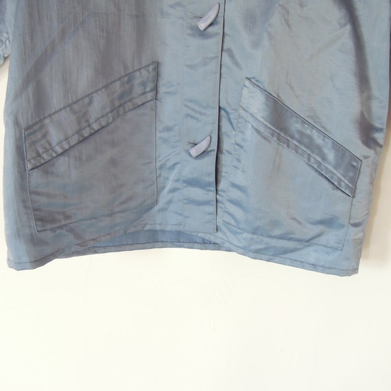Laparka Linda Lundstrom Parka Shiny Steal Blue Nylon … - Gem