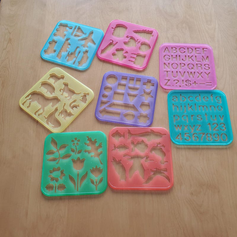 Vintage Tupperware Stencils - Etsy