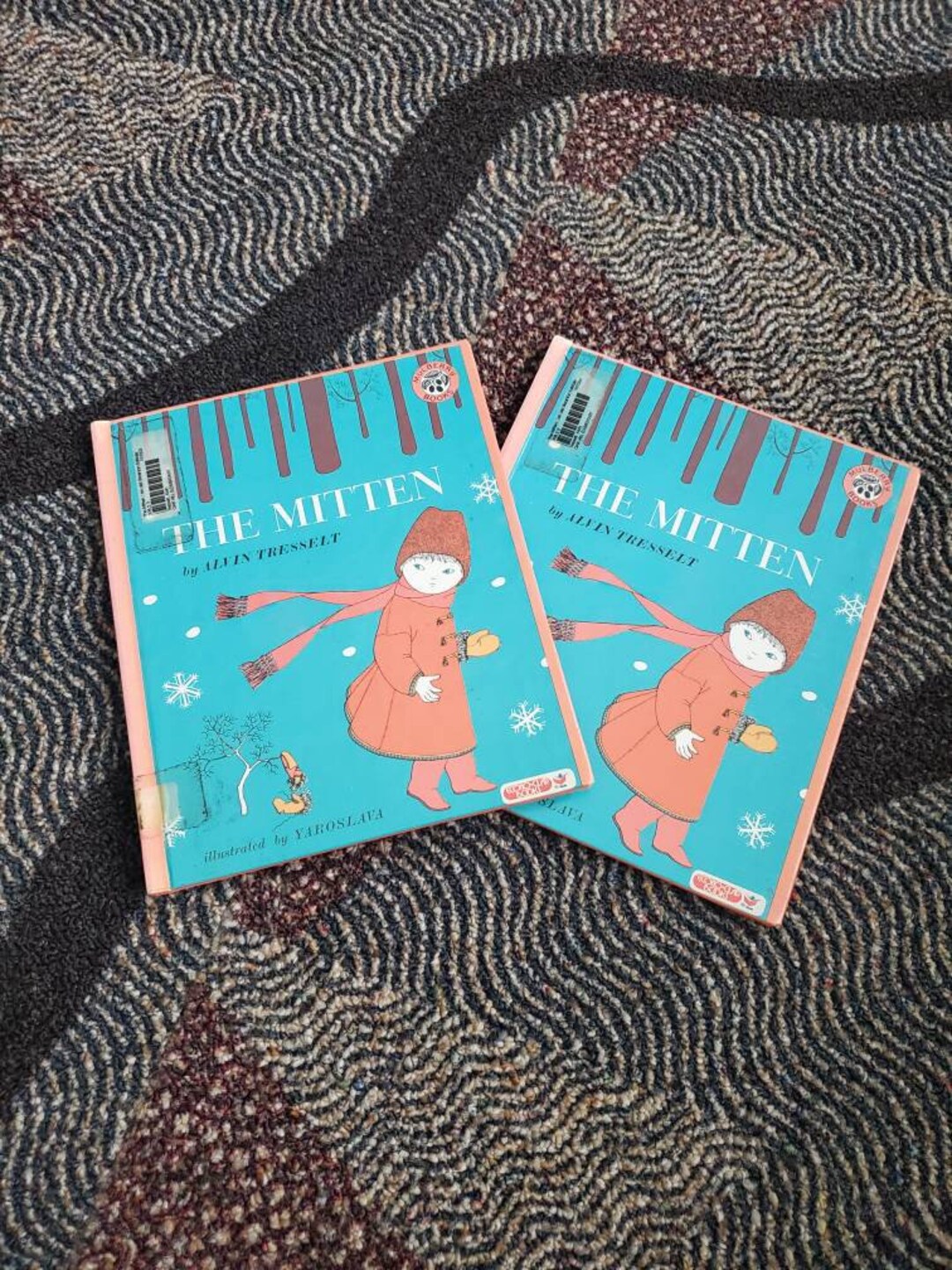 The Mitten Book Set: 1989 Vintage Children's Story by Alvin Tresselt - Etsy