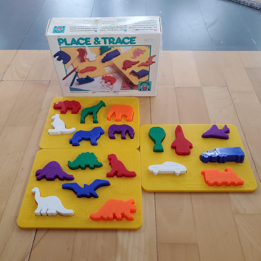 Place and Trace Puzzle That Doubles as Tracer Discovery Toys 90's ...