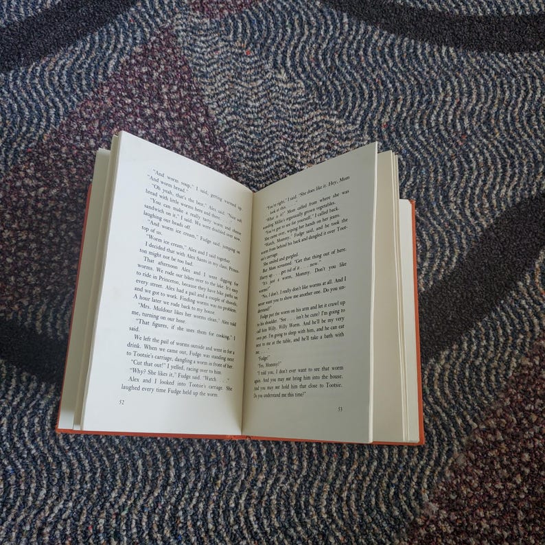 Superfudge by Judy Blume, First Edition Hardcover, 1980 - Etsy