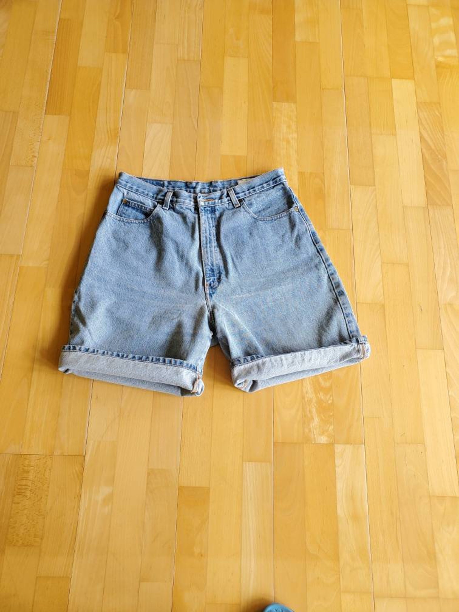 Vintage 90s Eddie Bauer Denim Cut Offs: High Waisted Mom Shorts, Size ...