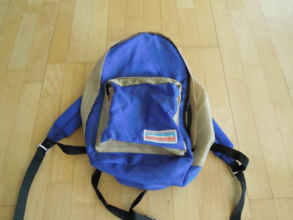 Nylon Backpack rucksack light weight 1990's US Camper… - Gem