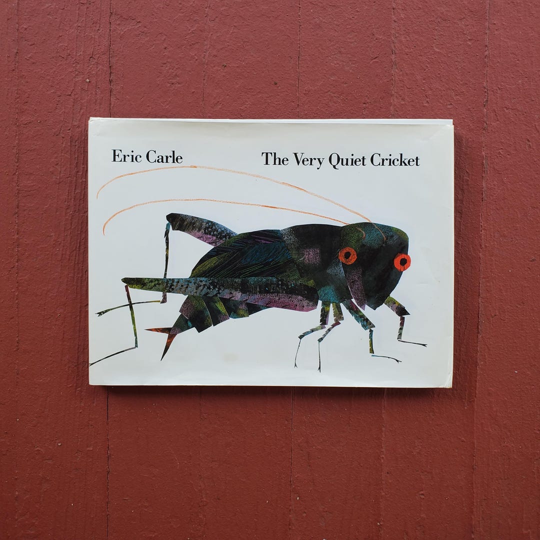 The Very Quiet Cricket by Eric Carle 1990 First US Printed Edition Hard ...