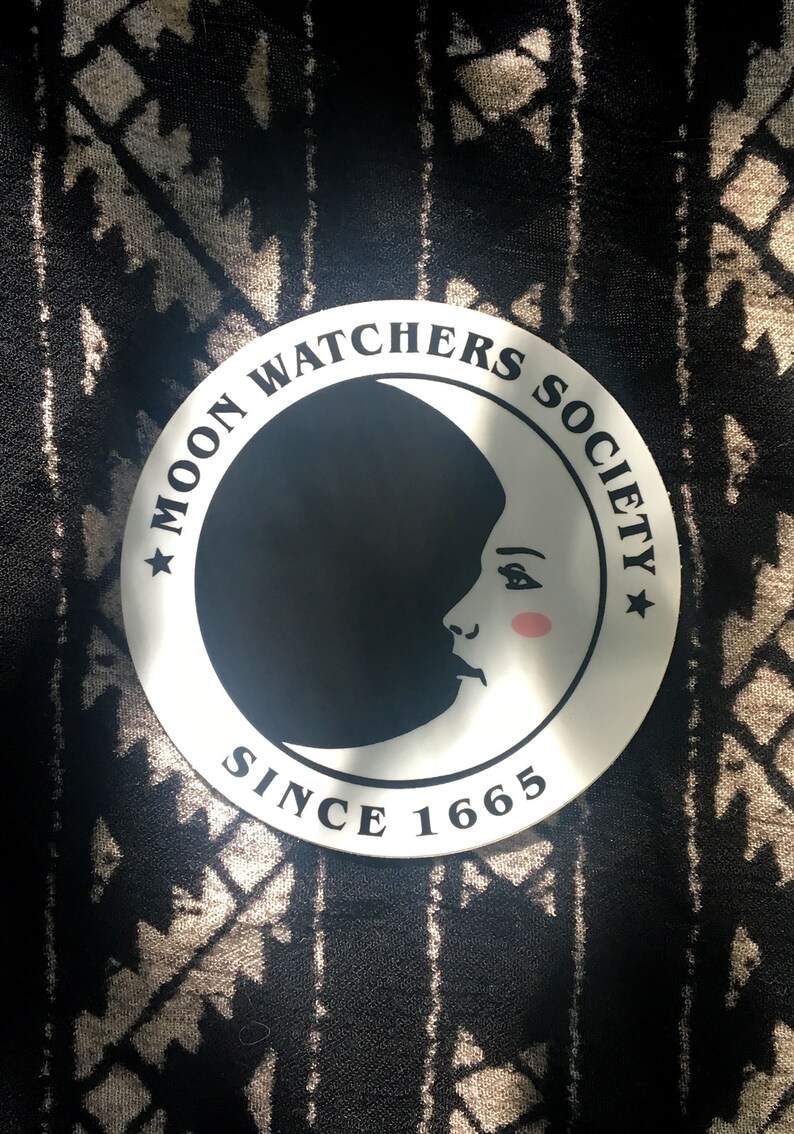 Moon Watchers Sticker Moon Sticker Car Moon Sticker Packs - Etsy